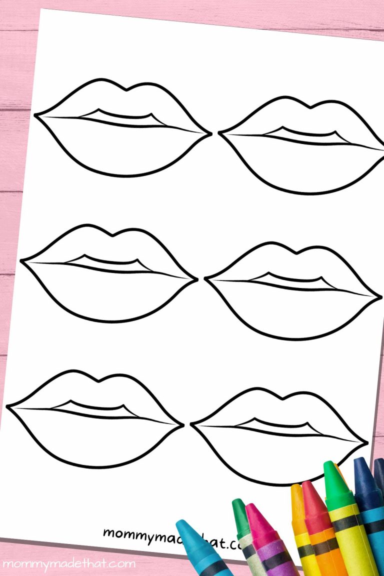 Lips Templates (Free Printable!)