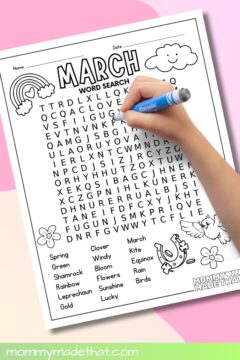 March Word Search (Free Printable)