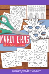 Masquerade and Mardi Gras Mask Templates (Free Printables)