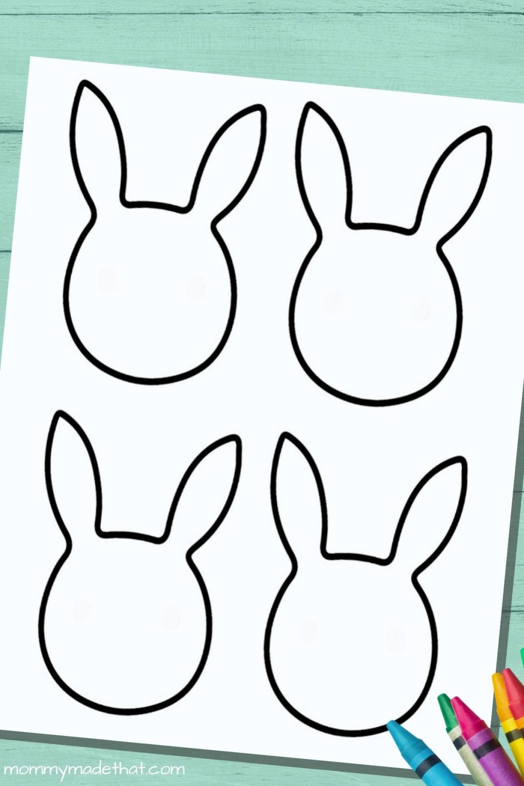 Free Bunny Rabbit Templates : Tons of Shapes & Sizes