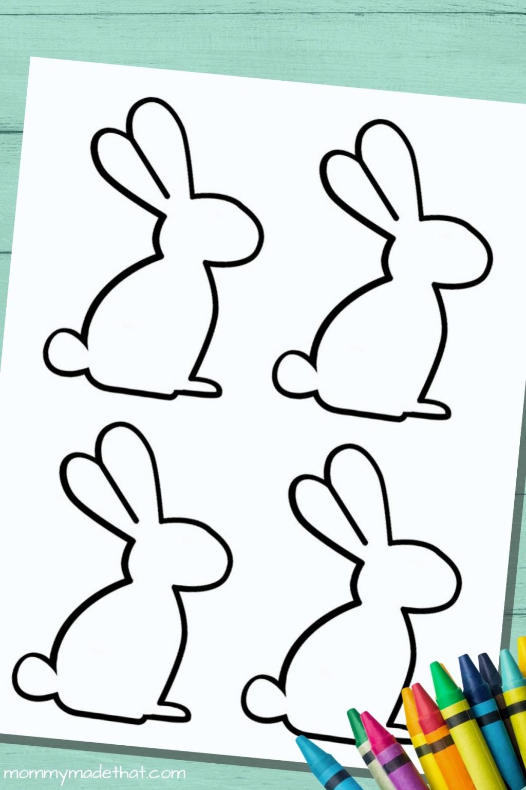 Free Bunny Rabbit Templates : Tons of Shapes & Sizes