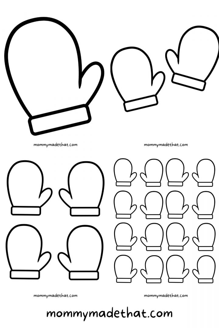 Mitten Templates (Tons of Fun Free Printables)