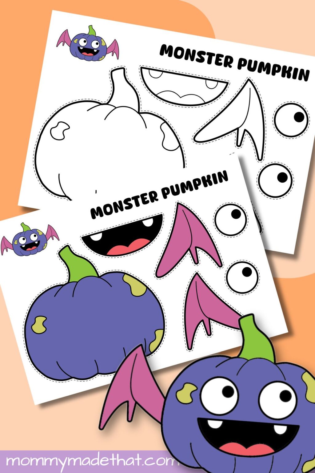 Printable Jack O Lantern Craft (Grab for Free!)