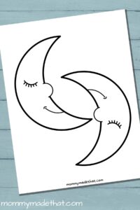 Moon Templates (Lots of Free Printables!)
