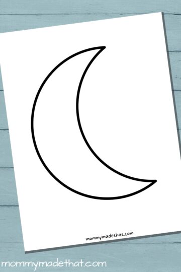 Moon Templates (Lots of Free Printables!)