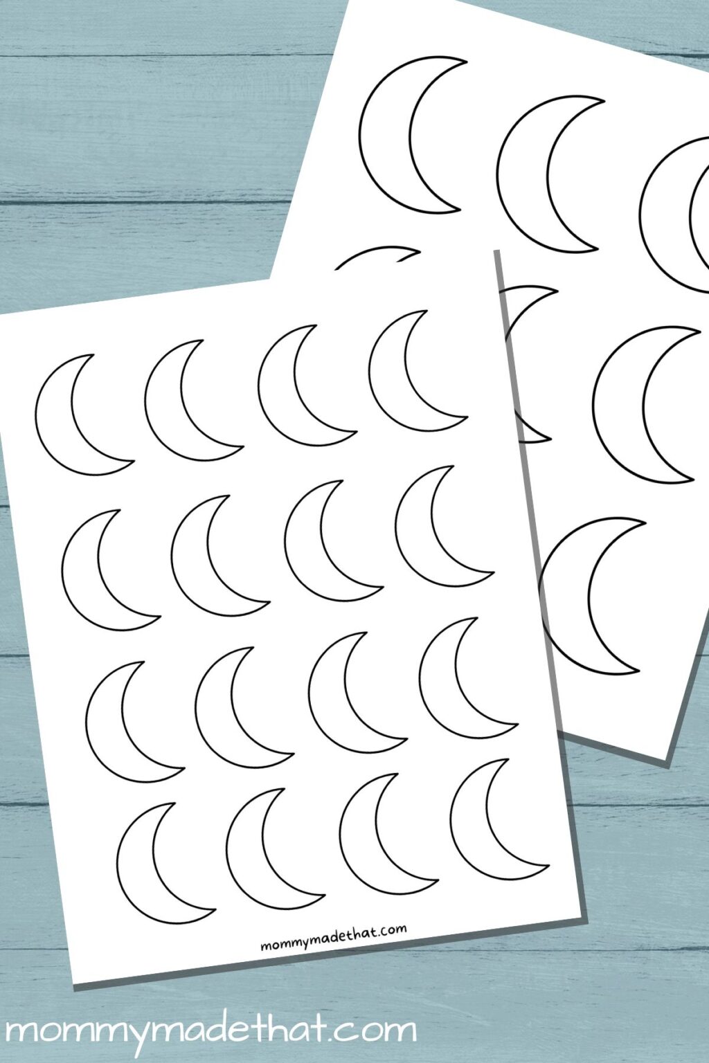 Moon Templates (Lots of Free Printables!)