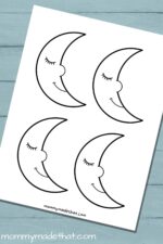 Moon Templates (Lots of Free Printables!)