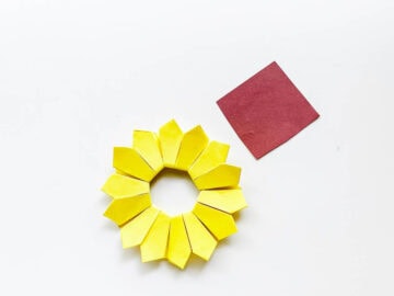 Easy Origami Sunflower (Step by Step Tutorial)