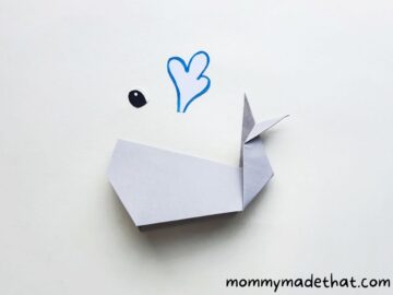 Origami Whale (Making an Easy Paper Whale)
