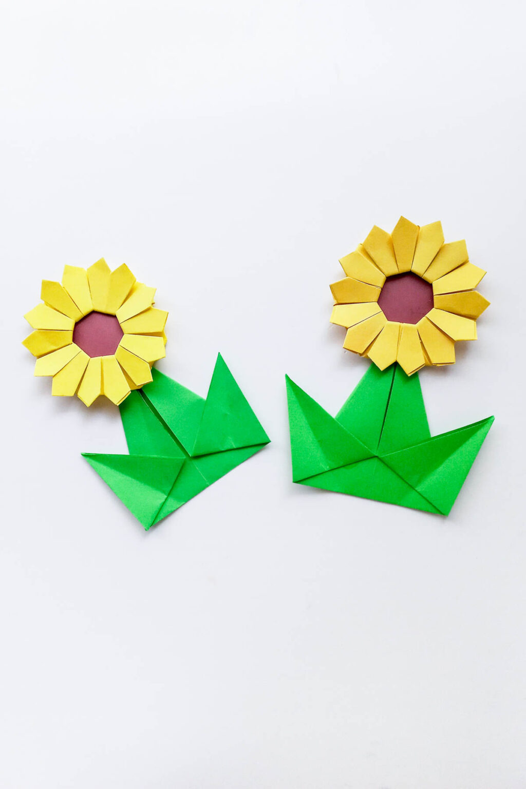 Easy Origami Sunflower (Step by Step Tutorial)