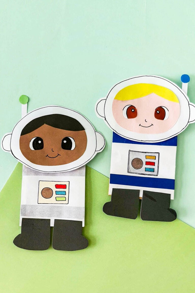 Paper Plate UFO Craft (With Free Printable Template)