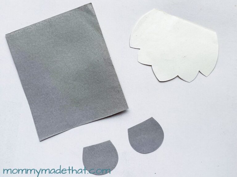 Paper Bag Koala Craft (Free Puppet Template)