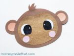 Paper Bag Monkey Puppet (With Free Printable Craft Template)
