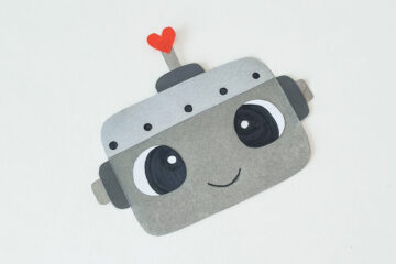 Paper Bag Robots (With Free Printable Template)