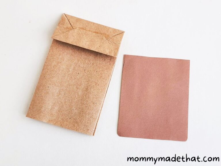 Paper Bag Sloth Craft (Free Printable Template)