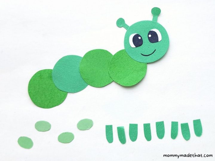 Cute Paper Caterpillar Craft (With Free Template!)