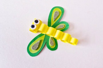 Paper Dragonfly Craft (Free Printable Template)