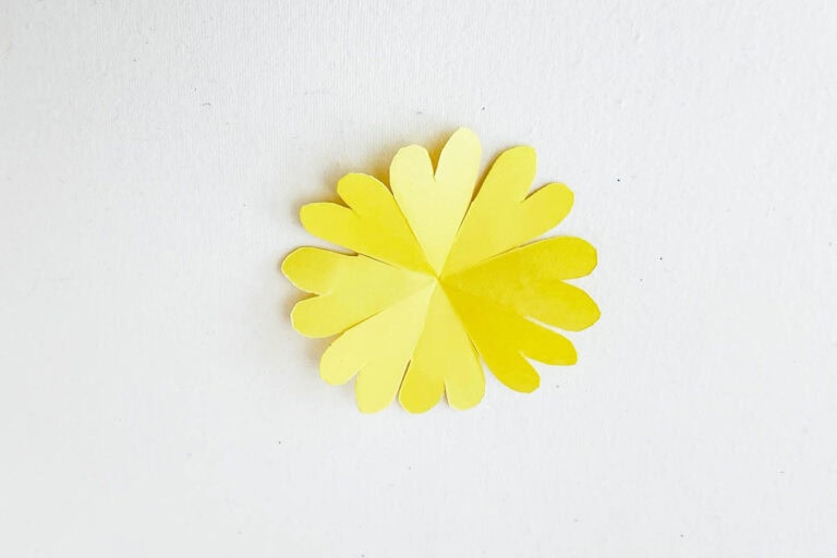 DIY Paper Marigold Craft (With Free Printable Template)
