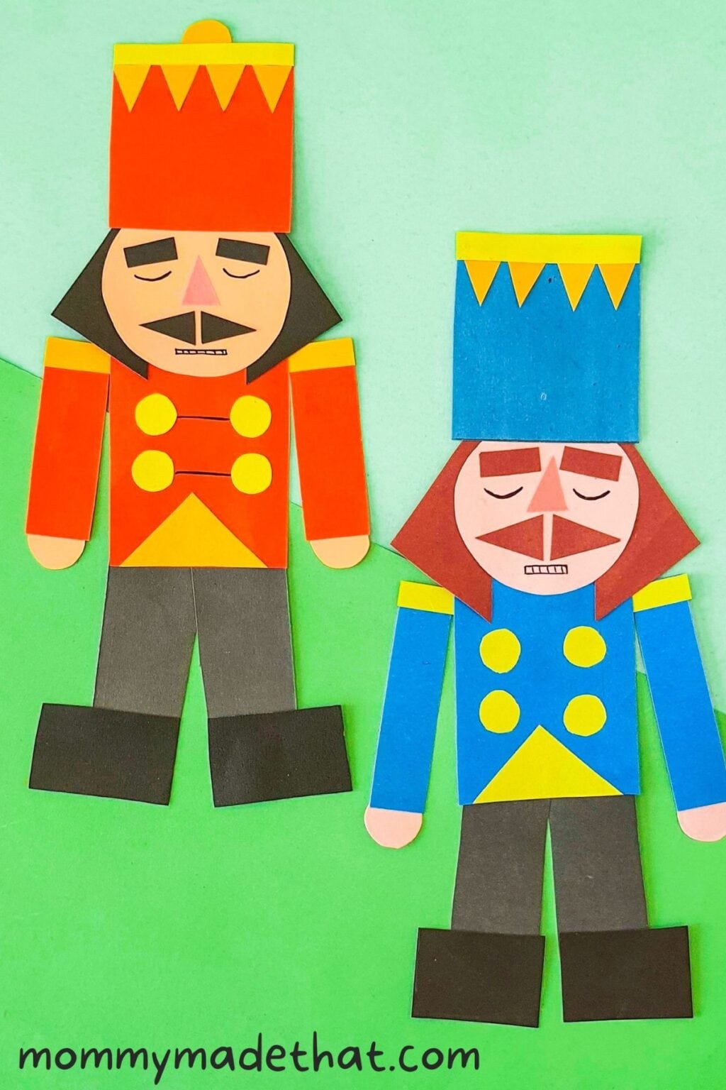 Paper Nutcracker Craft (With Free Template)