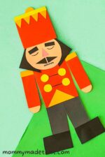 Paper Nutcracker Craft (With Free Template)