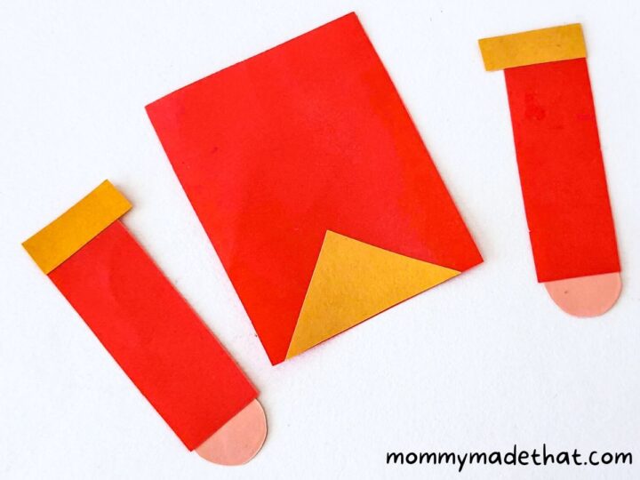 Paper Nutcracker Craft (With Free Template)