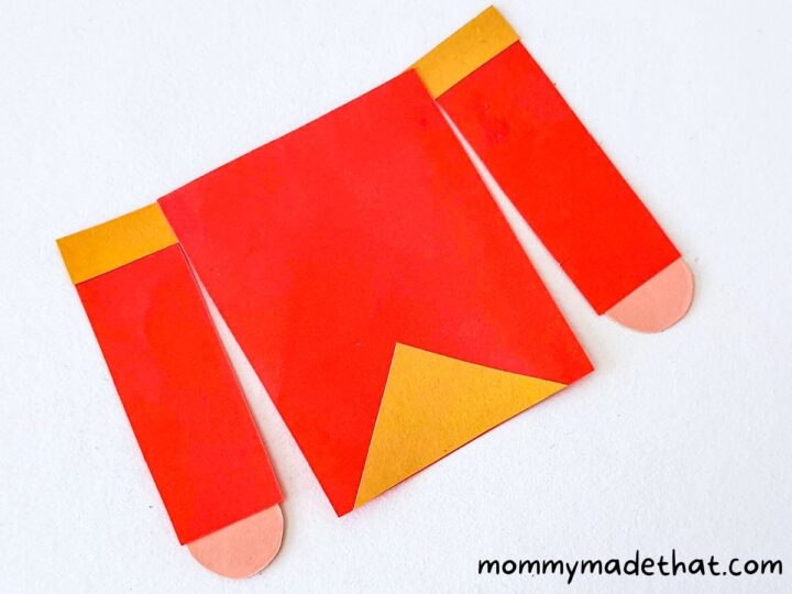 Paper Nutcracker Craft (With Free Template)