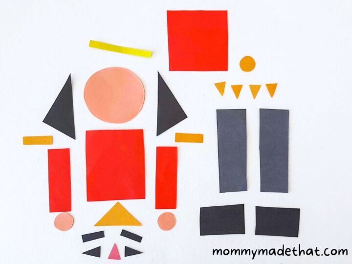 Paper Nutcracker Craft (With Free Template)