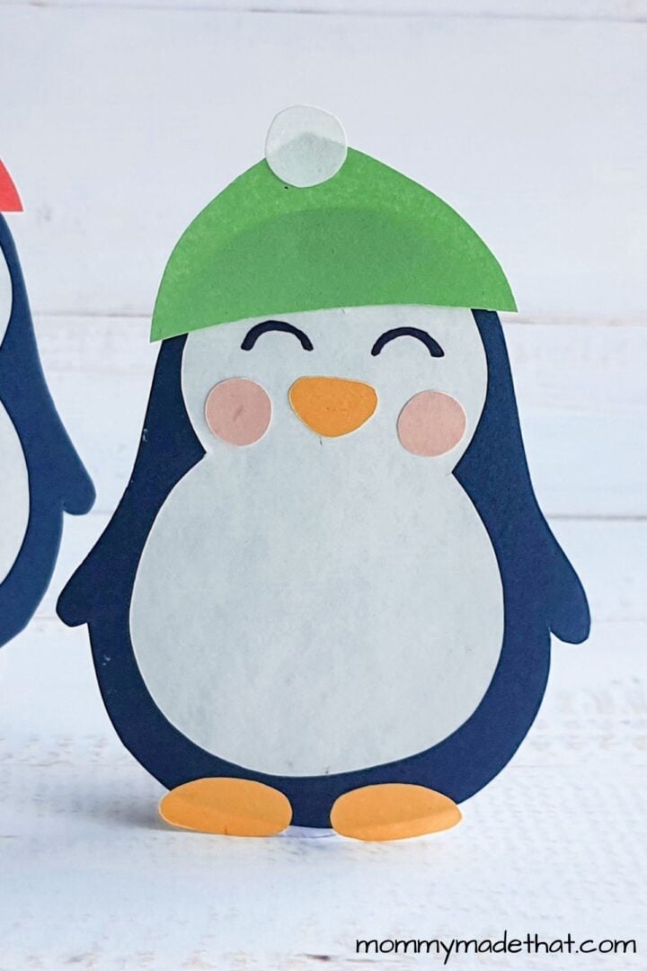 Paper Penguin Craft (With Free Printable Template)