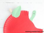 Paper Plate Apple Craft for Kids