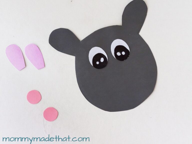 Paper Plate Sheep (With Free Printable Template)