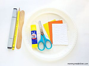 Cutest Paper Plate Sun Craft +Free Printable Template