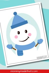 Pin the Nose on the Snowman (Cute Free Printable Game!)