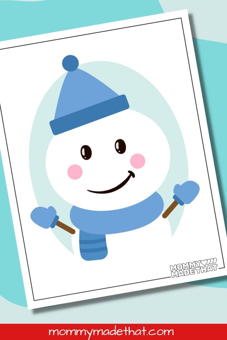 Pin the Nose on the Snowman (Cute Free Printable Game!)