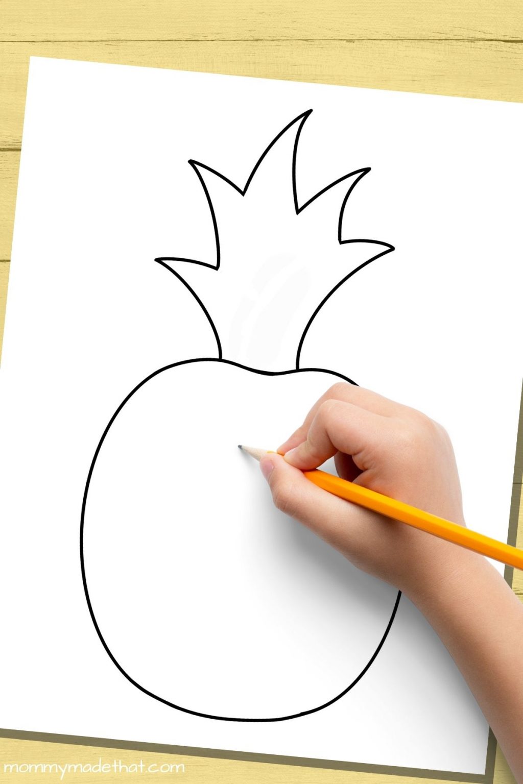 Free Printable Pineapple Templates & Outlines