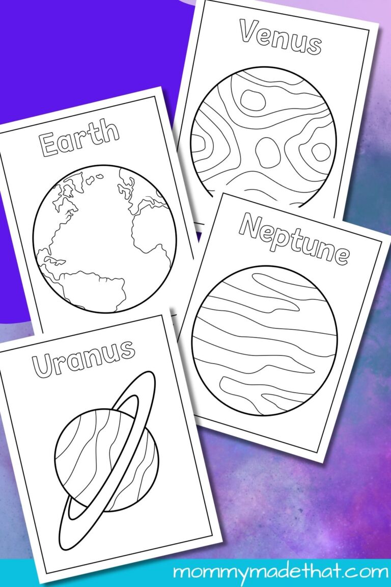 Planets Coloring Pages (Free Printables!)