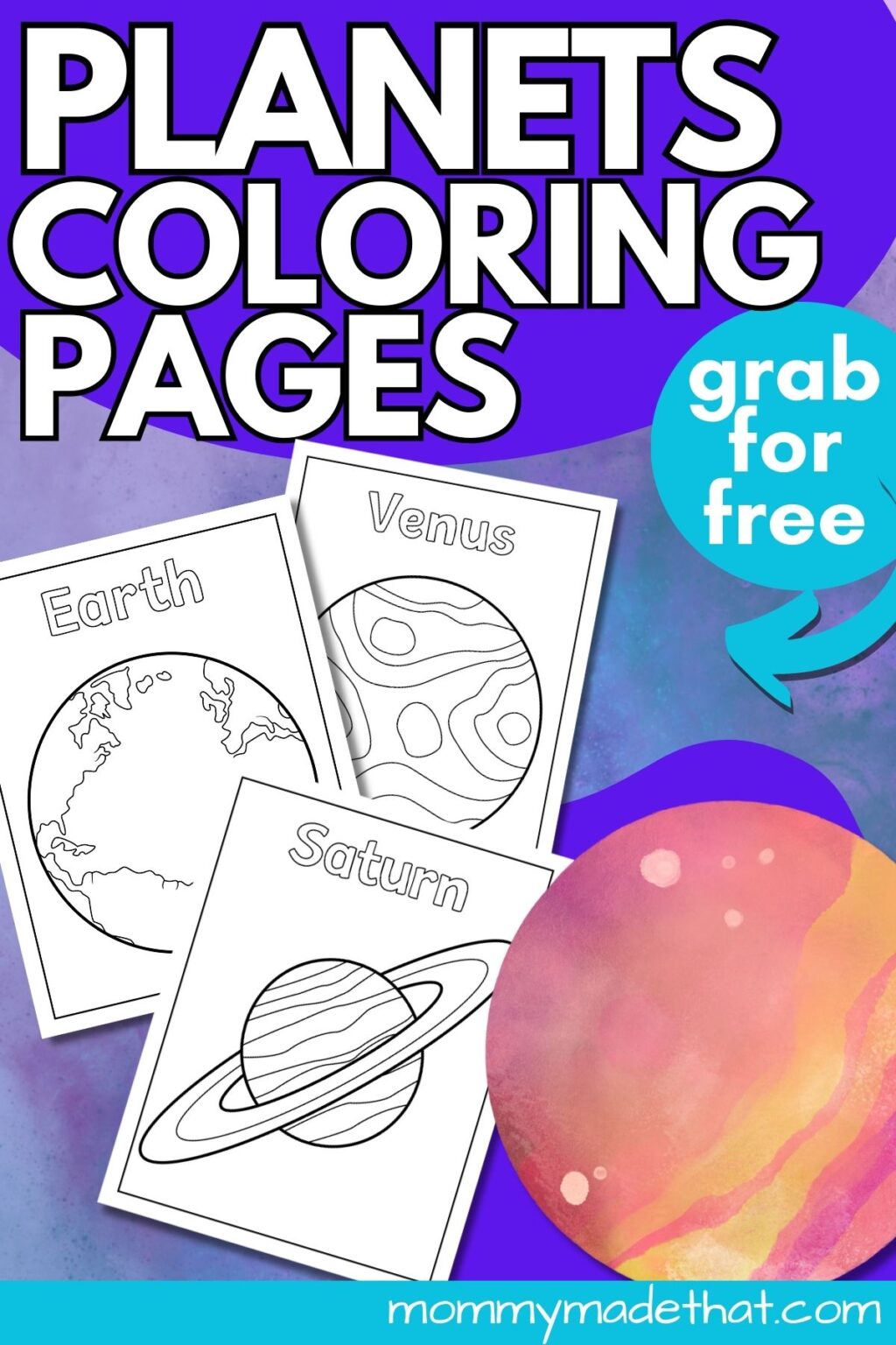Planets Coloring Pages (Free Printables!)
