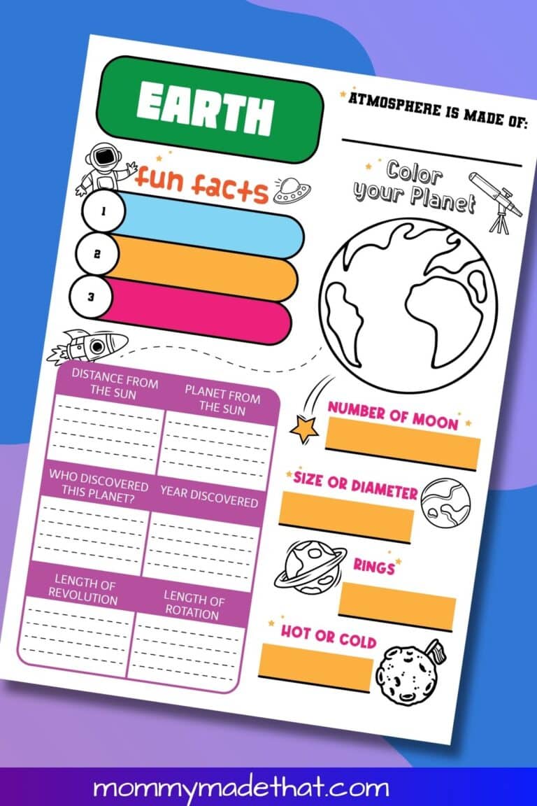 Planet Report Worksheets (Free Printables)