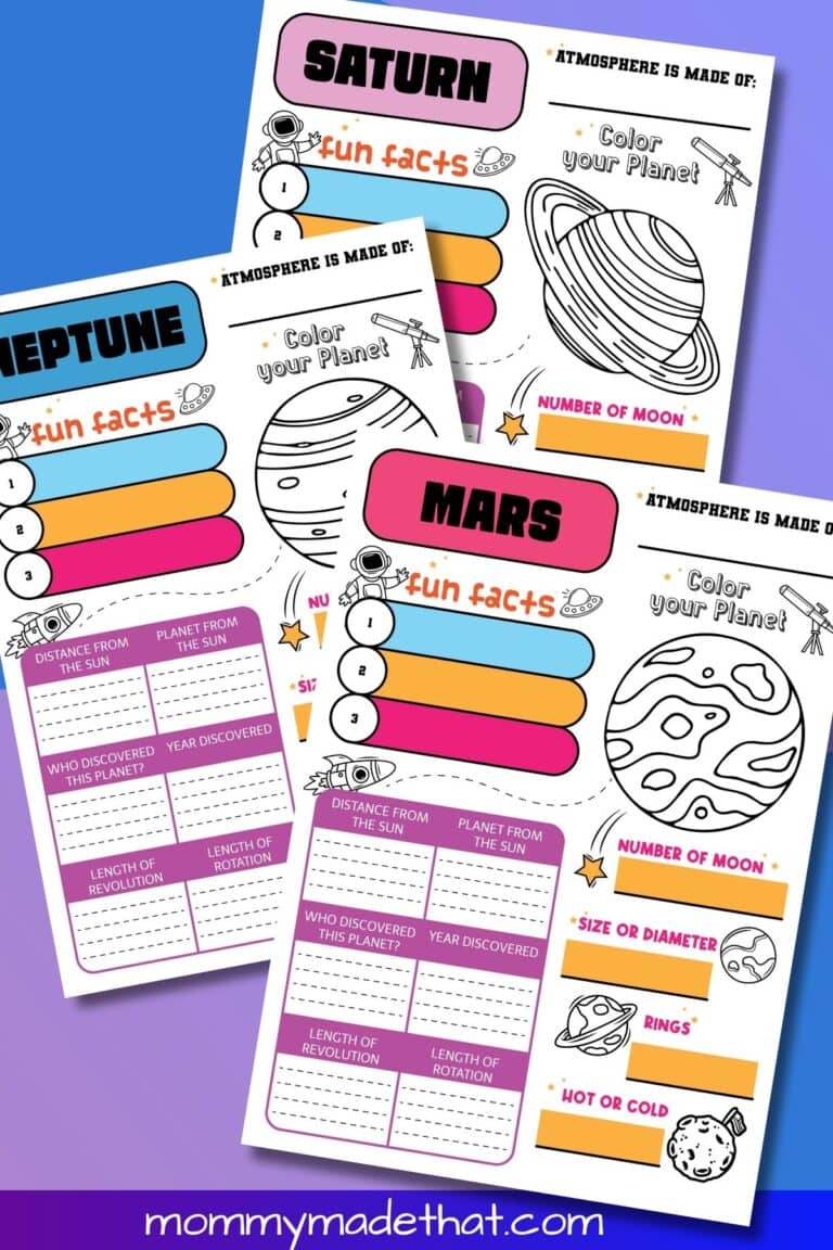 Planet Report Worksheets (Free Printables)