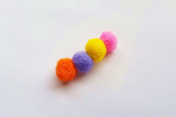 Pom Pom Caterpillar Craft