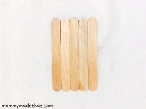 Popsicle Stick Vampire Craft