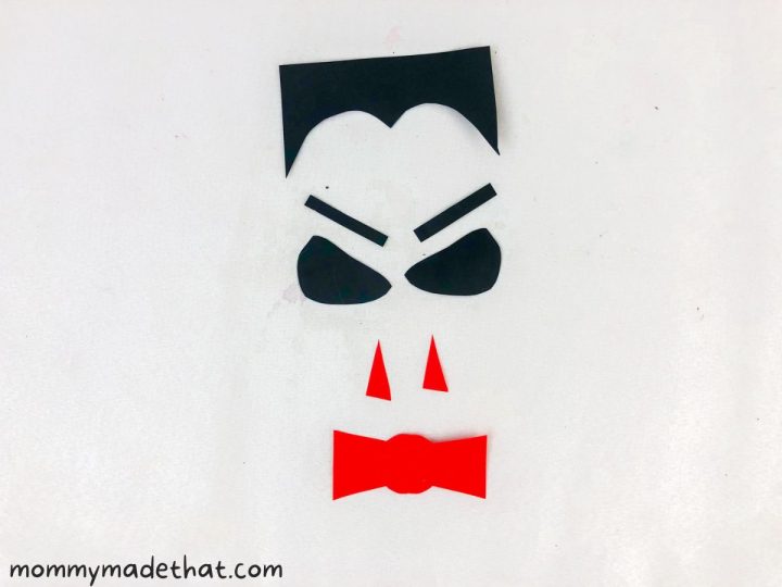 Popsicle Stick Vampire Craft