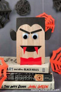 Popsicle Stick Vampire Craft