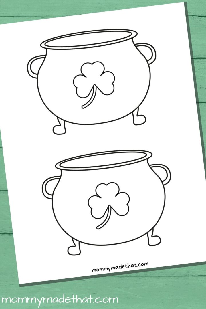 Printable Pot of Gold Templates (Lots of Free Outlines!)