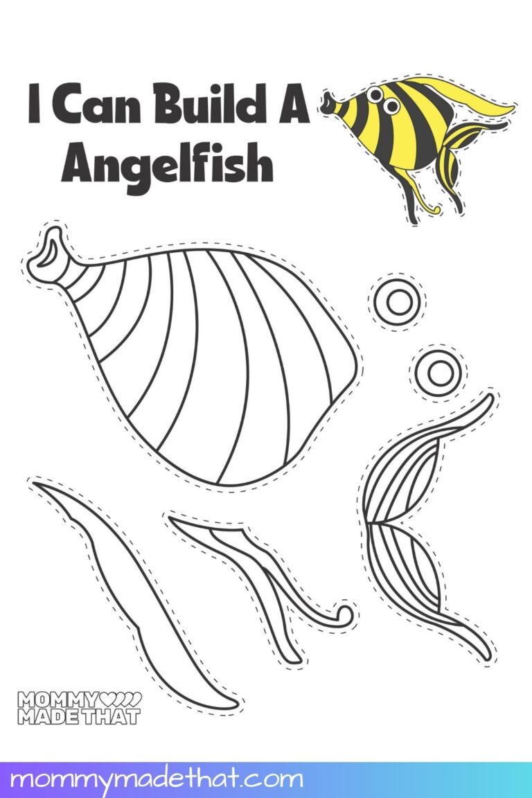 Build an Angelfish Craft (Free Printable Templates)