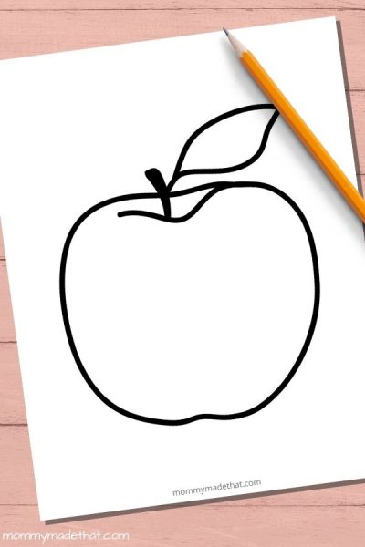 Free Printable Apple Template