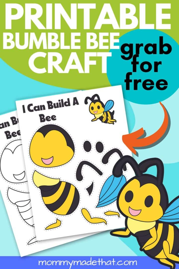 Printable Bee Craft (With Free template!)