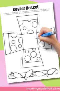 Printable Easter Baskets (Lots of Free Templates)