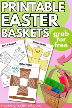 Printable Easter Baskets (Lots of Free Templates)