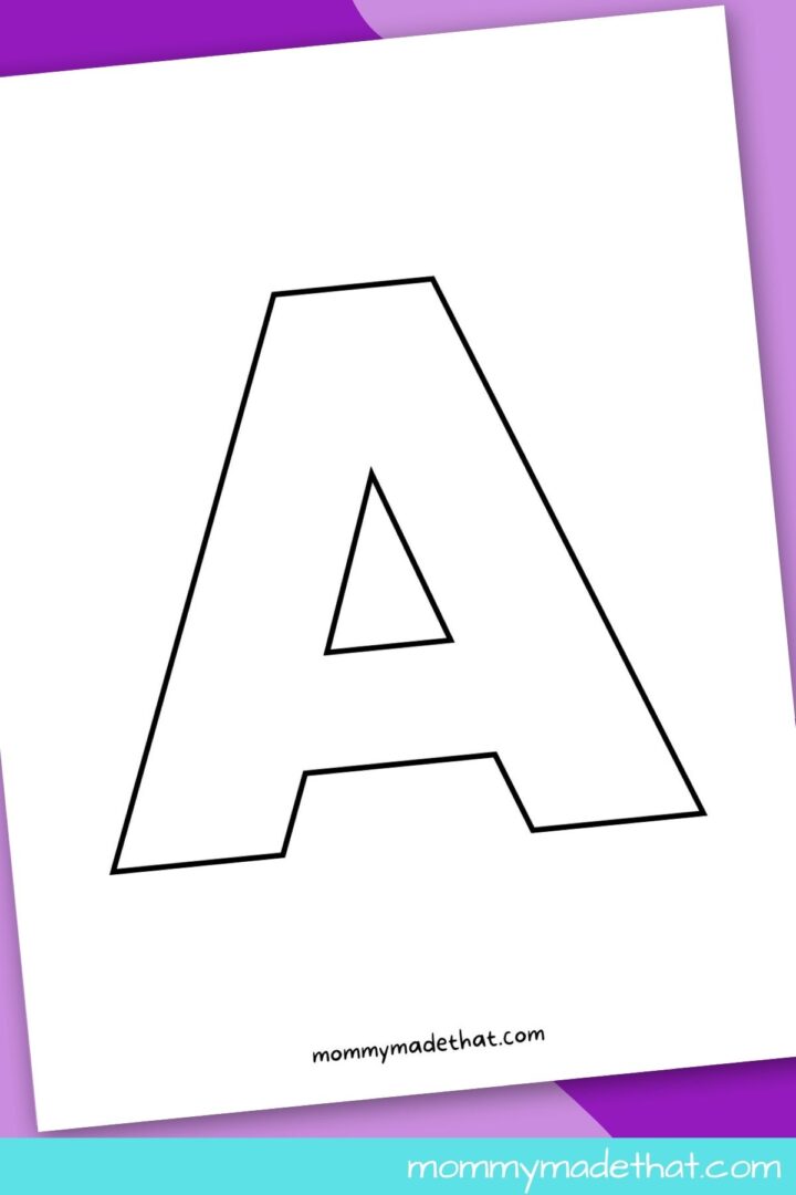 Printable Letter A (Grab the Free Template!)