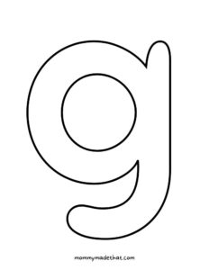 Printable Letter G (Free Templates & Outlines!)